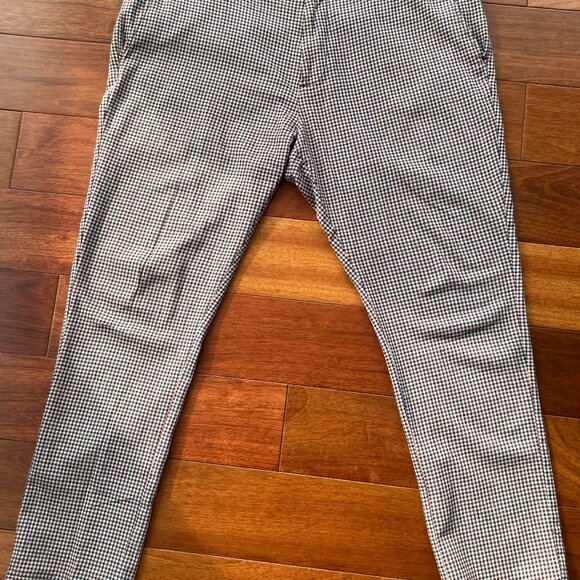 Old Navy | Pants | Plaid Stretch Knit Pants Skinny Fit | Poshmark